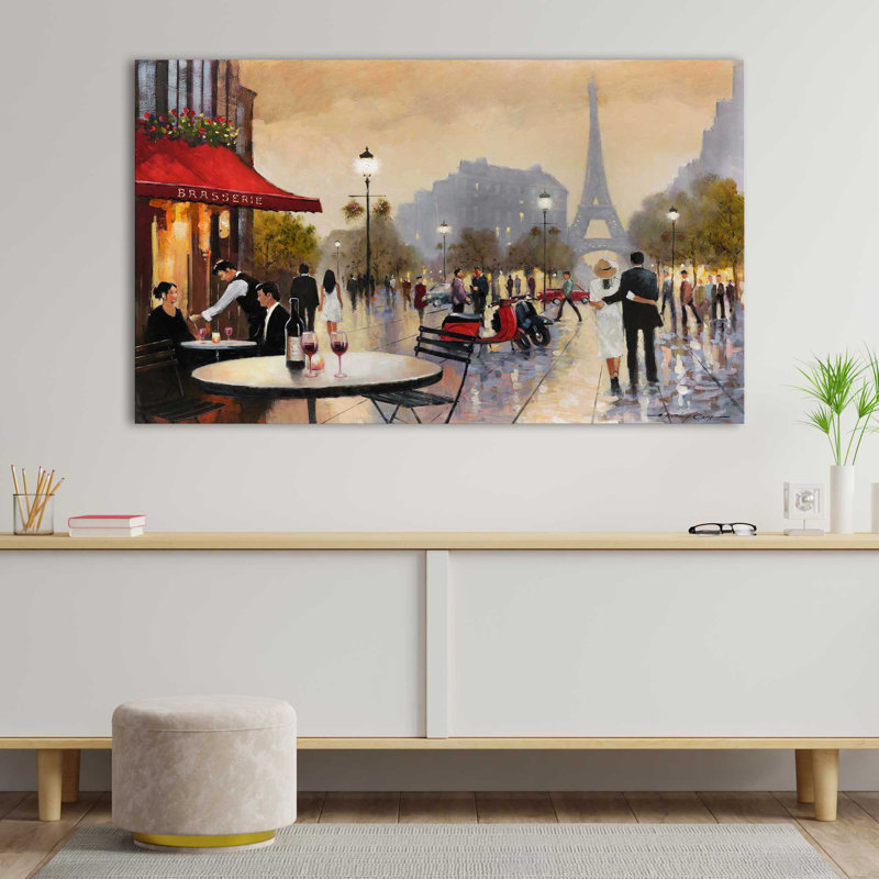 Red Barrel Studio® Paris Stroll by E. Anthony Orme Painting | Wayfair